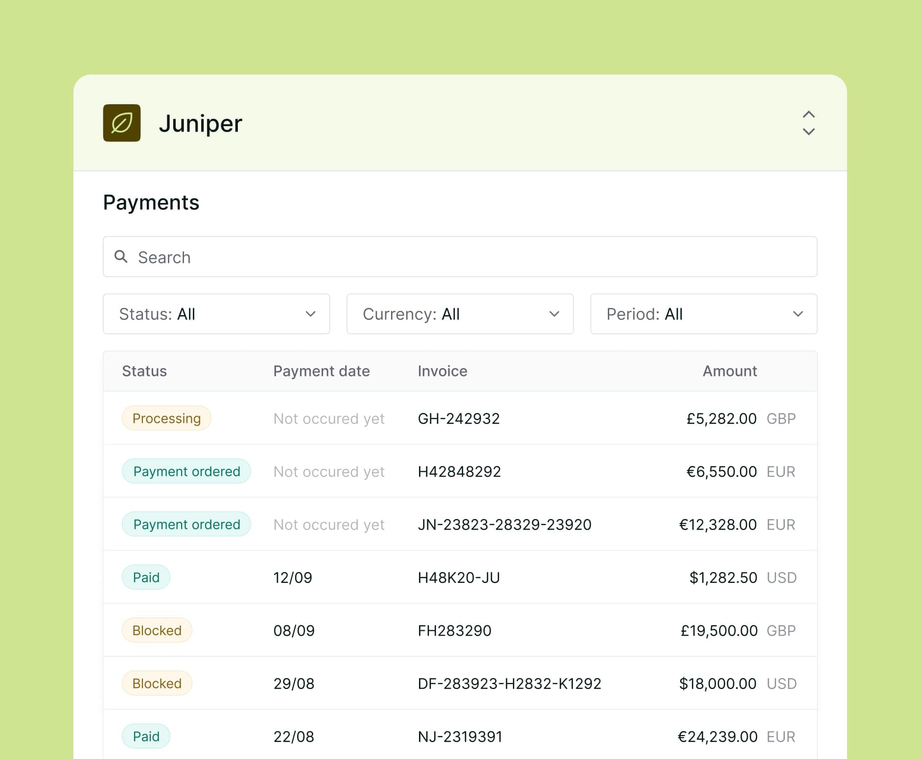 Payment solution for marketplaces – Aria